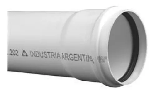 Tubo PVC Junta Elastica 4Mts 50mm - Steel Holding
